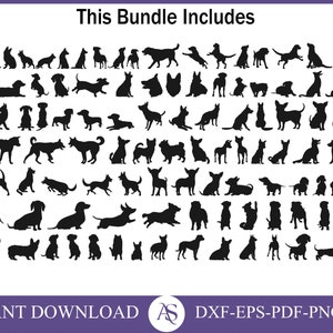 Dog SVG Bundle, Dog PNG Bundle, Dog Clipart, Dog SVG Cut Files for ...