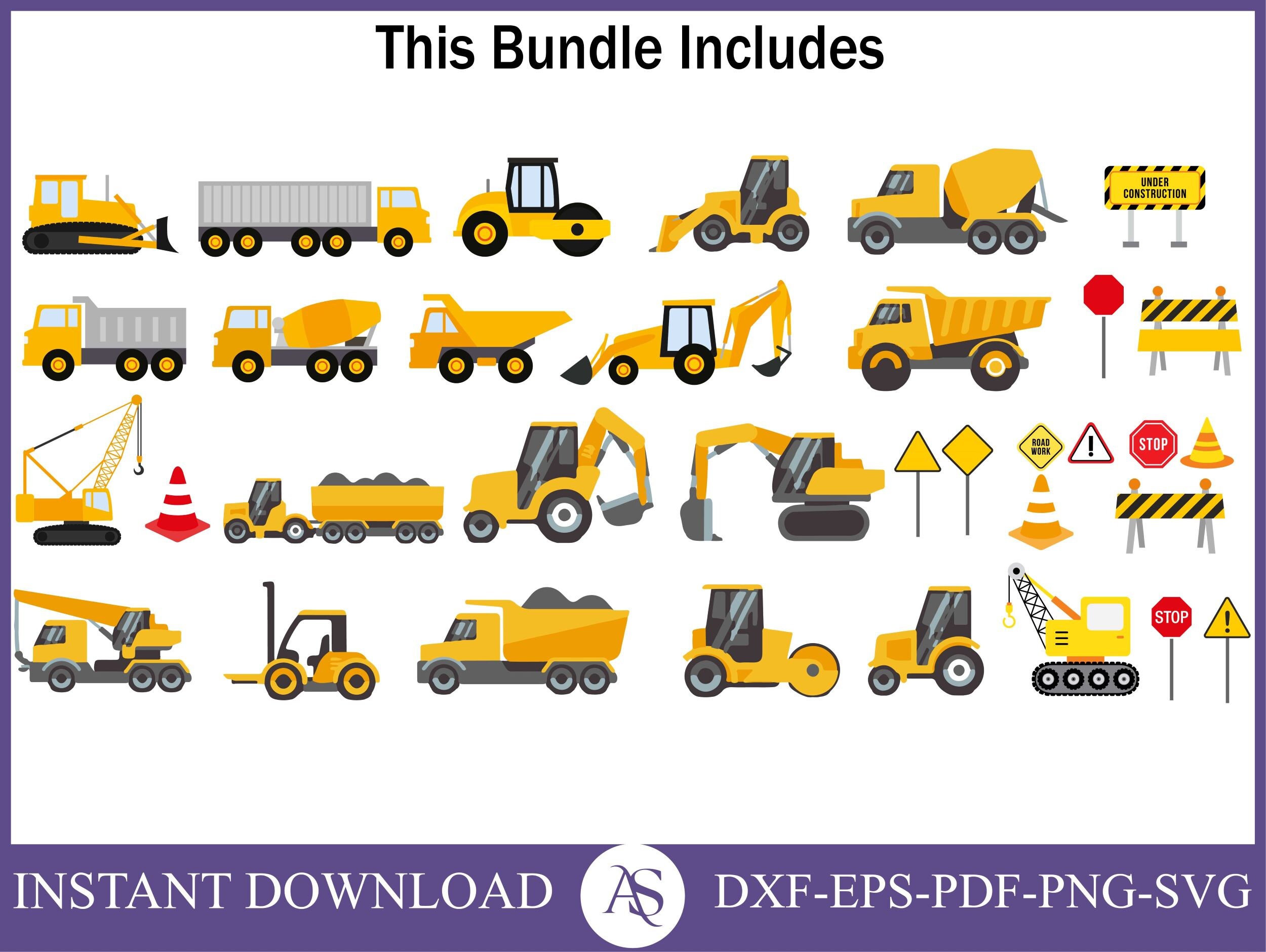 Construction Svg Bundle, Construction Svg, Construction Clipart ...