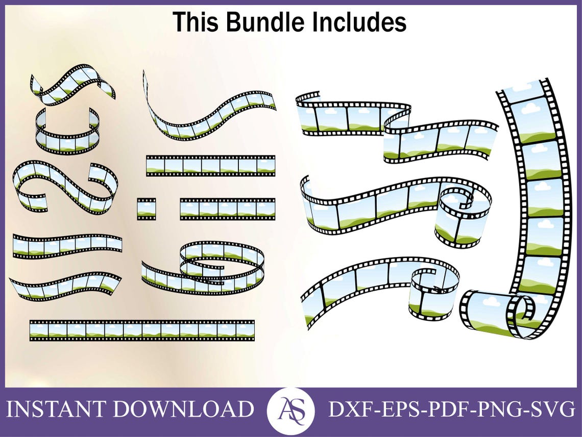 Negative Film Strips, Film Strip Template, Film Strip Photo Frame ...