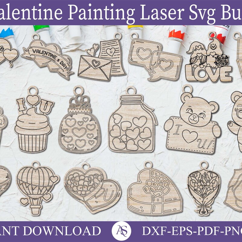 Valentine Svg Glowforge - Etsy