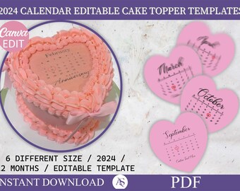 Heart Calendar - Etsy
