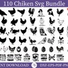 Chicken SVG Bundle, Chicken PNG Bundle, Chicken Clipart, Chicken SVG ...