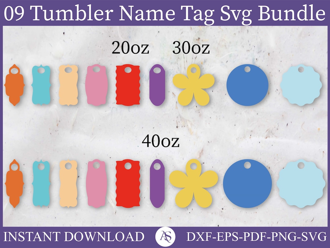 09 Tumbler Name Tag SVG File H2.0 Version Name Plate SVG File Tumbler ...
