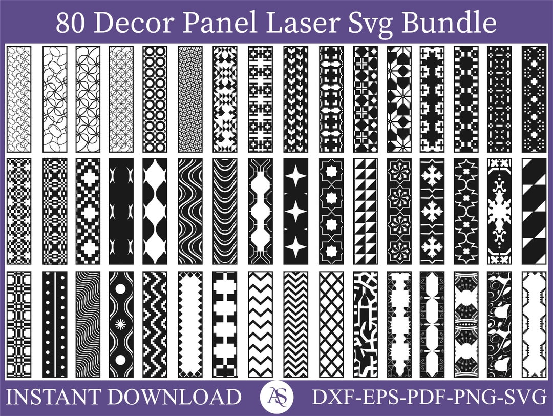Laser Cut Panels Svg, Panel Collection, Laser Cut Files, Geometric ...