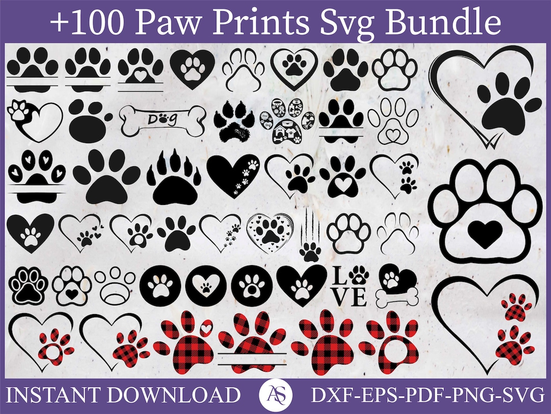 Paw Print Svg, Dog Paw SVG, Dog Svg, Paw Svg, Animal Paw Svg, Cat Paw ...