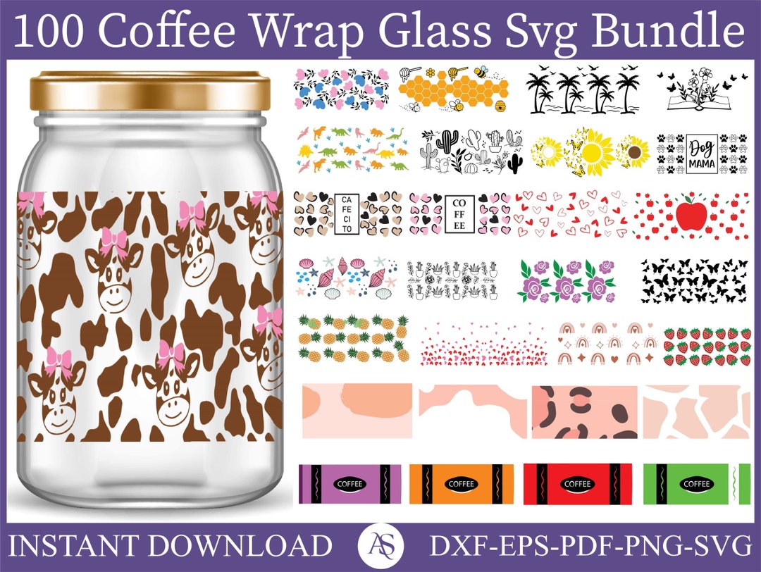 Glass Can Svg Bundle, 16 Oz Glass Can, Glass Can Svg, Libbey Glass Can ...