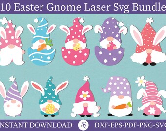 Easter Gnome Svg, Easter Gnomes Svg, Easter Gloworge Svg, Easter Svg ...