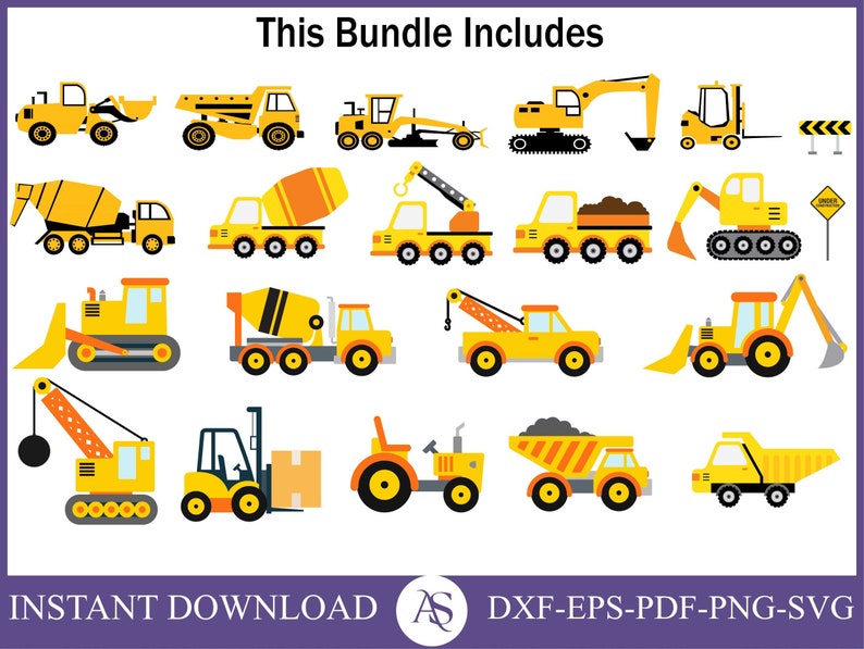 Construction Svg Bundle, Construction Svg, Construction Clipart ...