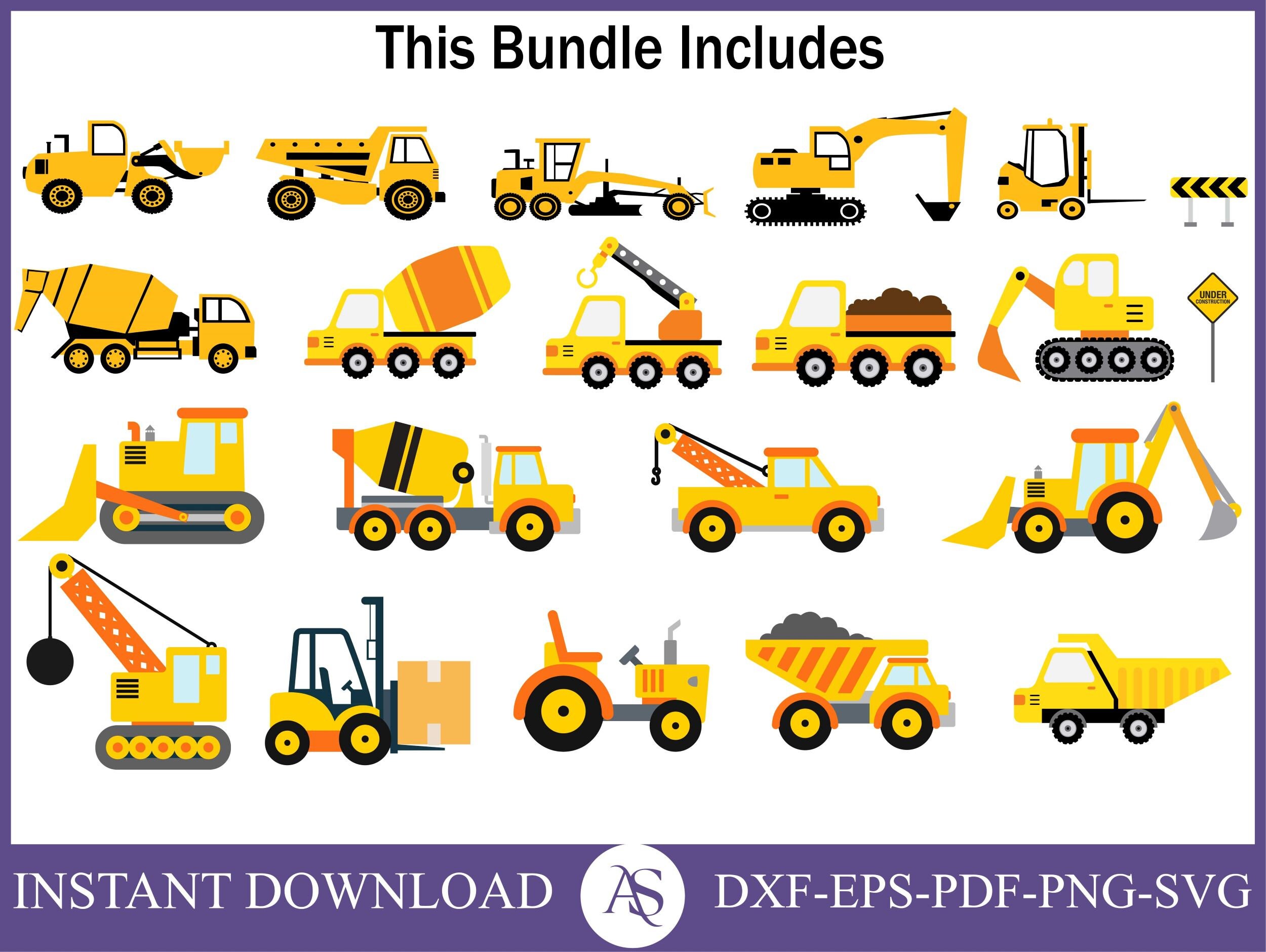 Construction Svg Bundle, Construction Svg, Construction Clipart ...