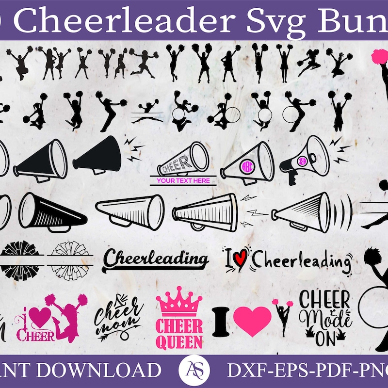 Cheerleading Svg - Etsy