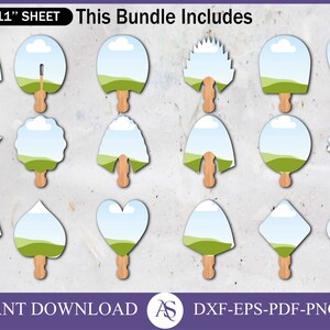 Fan Template Svg, Church Fan Template, Fan Template Canva, Wedding Fan ...