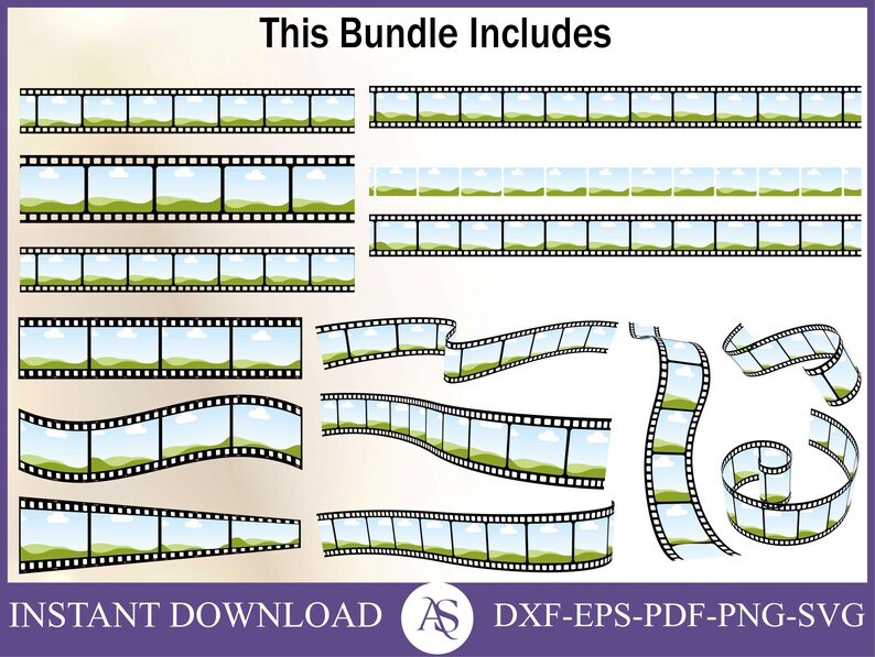 Negative Film Strips, Film Strip Template, Film Strip Photo Frame ...