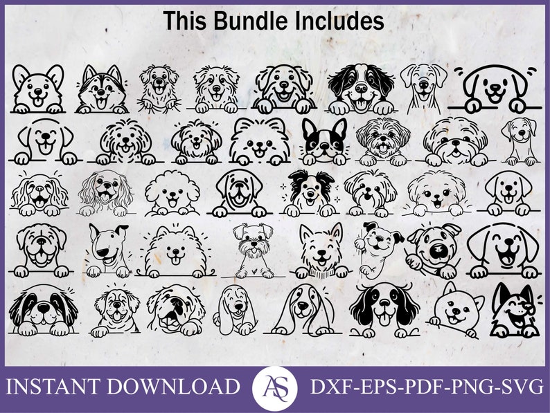 Christmas Ornament for Dog SVG Bundle Laser File. Popular Dog Breeds ...