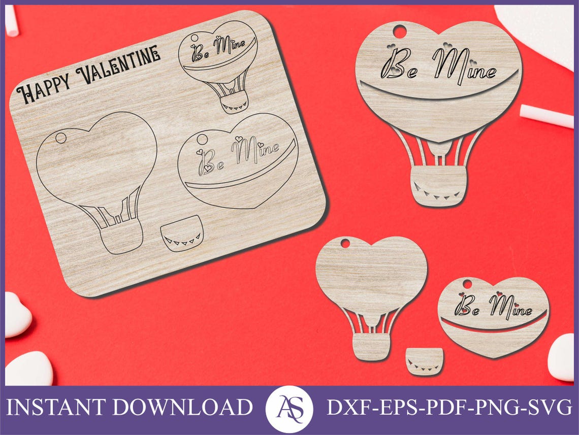 10 Valentine's Day Set, Pop-out Kids DIY Craft Kit, SVG, Valentine Bear ...