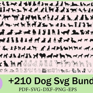 Dog SVG Bundle Dog PNG Bundle Dog Clipart Dog SVG Cut Files - Etsy