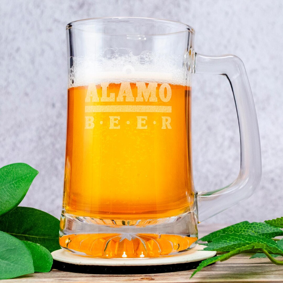Alamo Logo Starburst Beer Mug 25oz, King of the Hill - Etsy