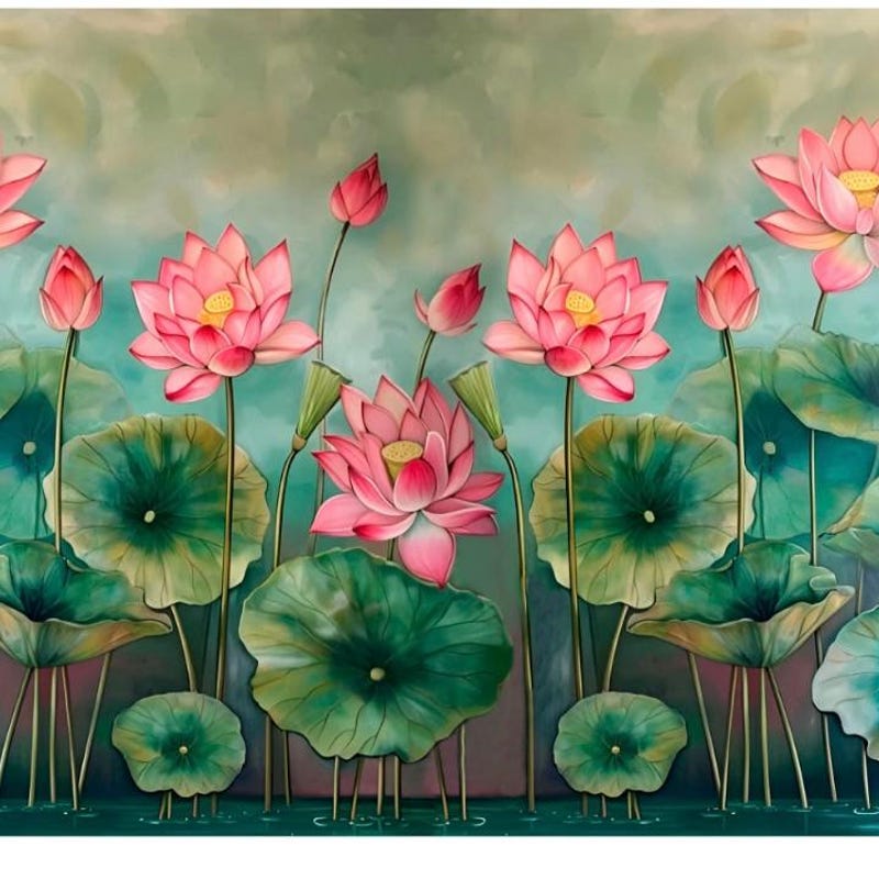 Buy Lotus Backdrop Online In India - Etsy India