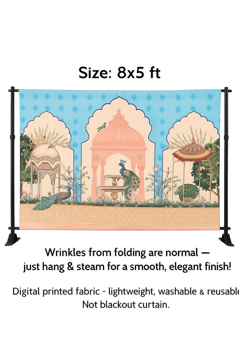 Traditional Indian Puja Backdrop Decor Seemantham-diwali Decoration ...