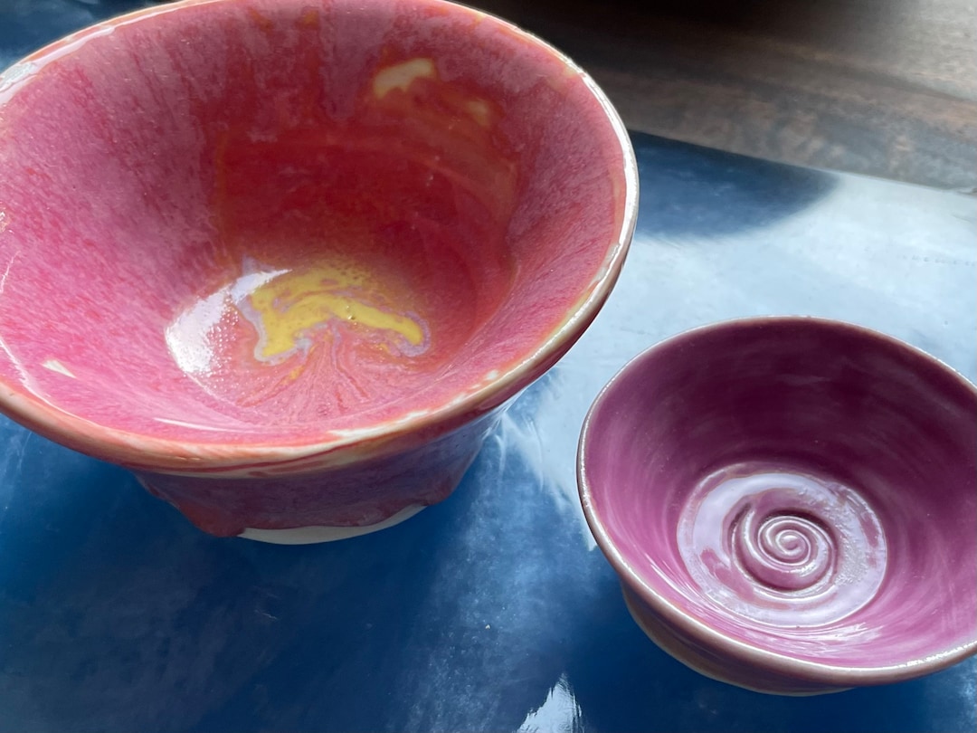 Handmade Ceramic Swirly Bowls - Etsy