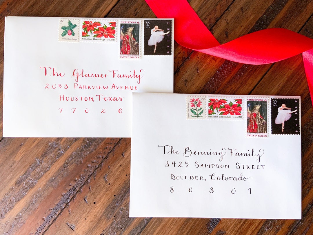 Custom Calligraphy Envelopes - Etsy