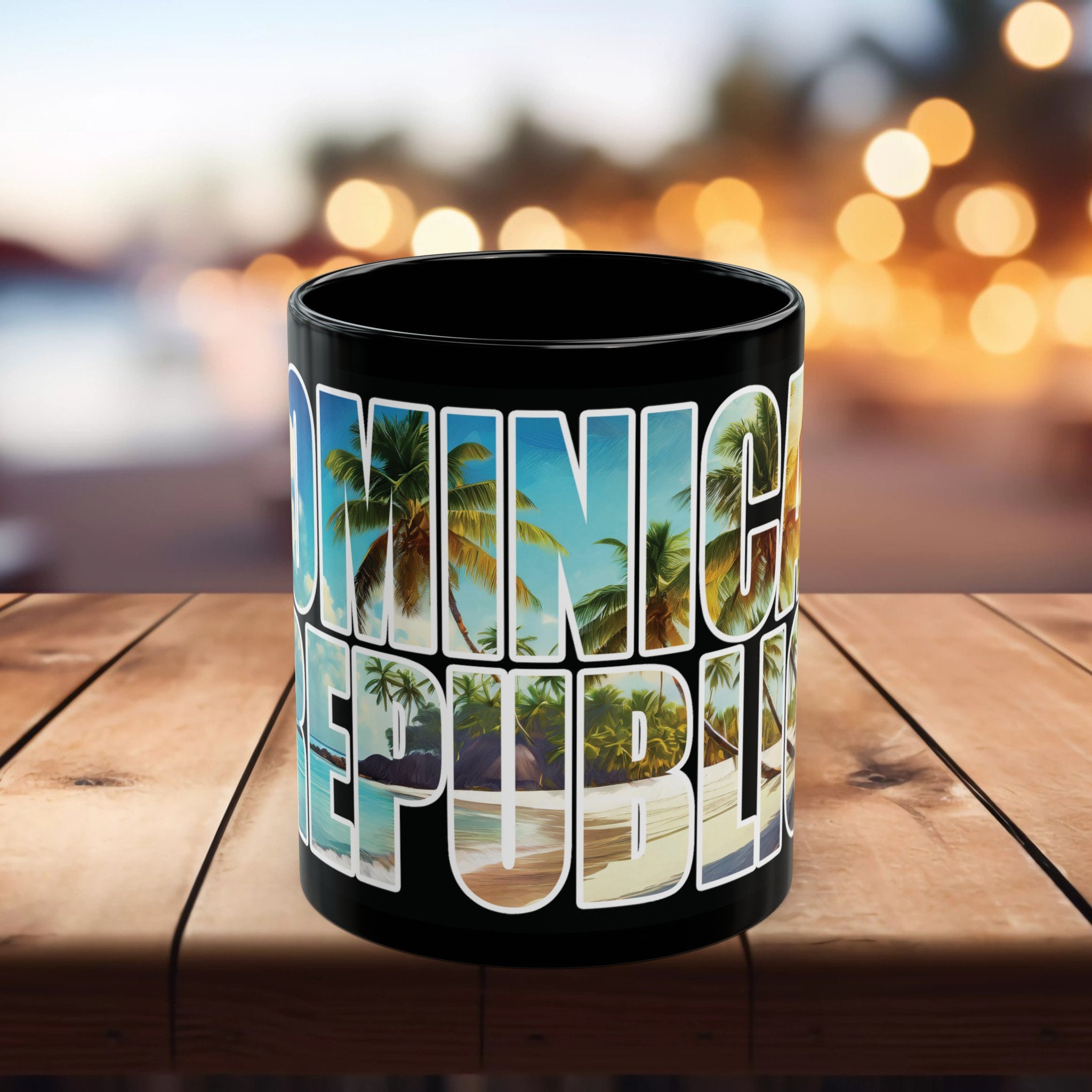 Dominican Republic Tropical Island Beach Scene Coffee Mug Great Gift ...