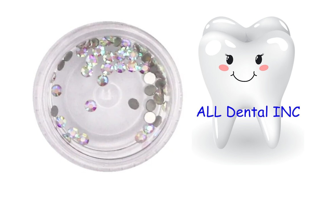 50pc Teeth Gems Beauty Diamond Dental Crystal Teeth Jewelry Gem ...