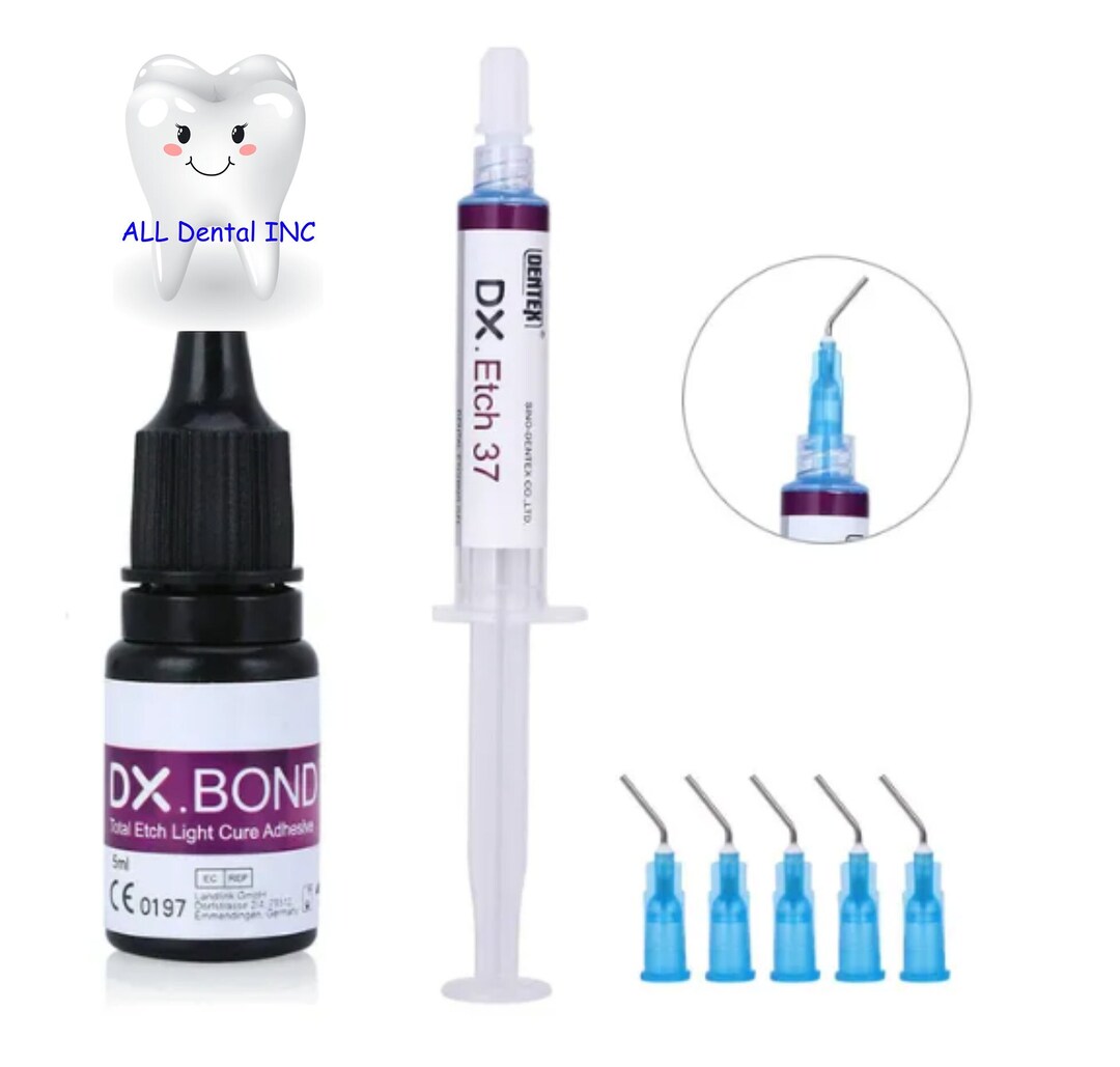 Gems Glue/dental Etchant Acid Etching Gel Light Cure Bond Adhesive ...