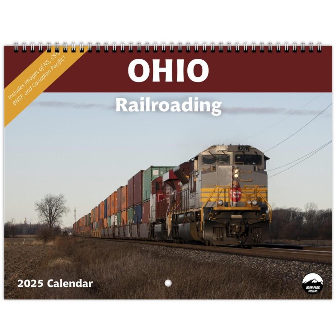 Ohio Railroading 2025 Train Calendar - Etsy Portugal