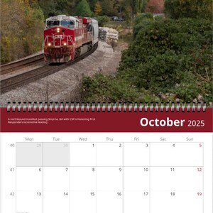 Georgia Railroading 2025 Train Calendar - Etsy Canada