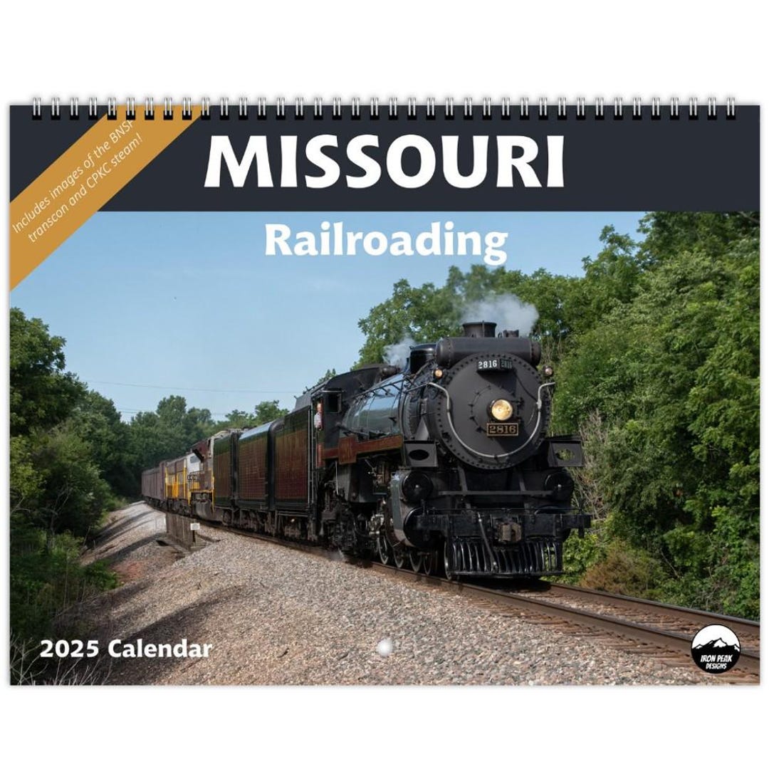 Missouri Railroading 2025 Train Calendar - Etsy UK