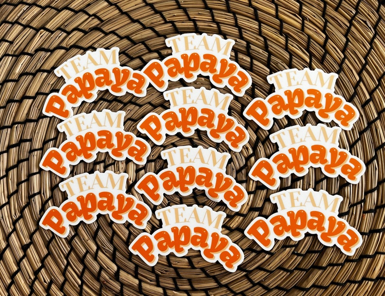 Team Papaya Mclaren Racing F1 Sticker - Etsy