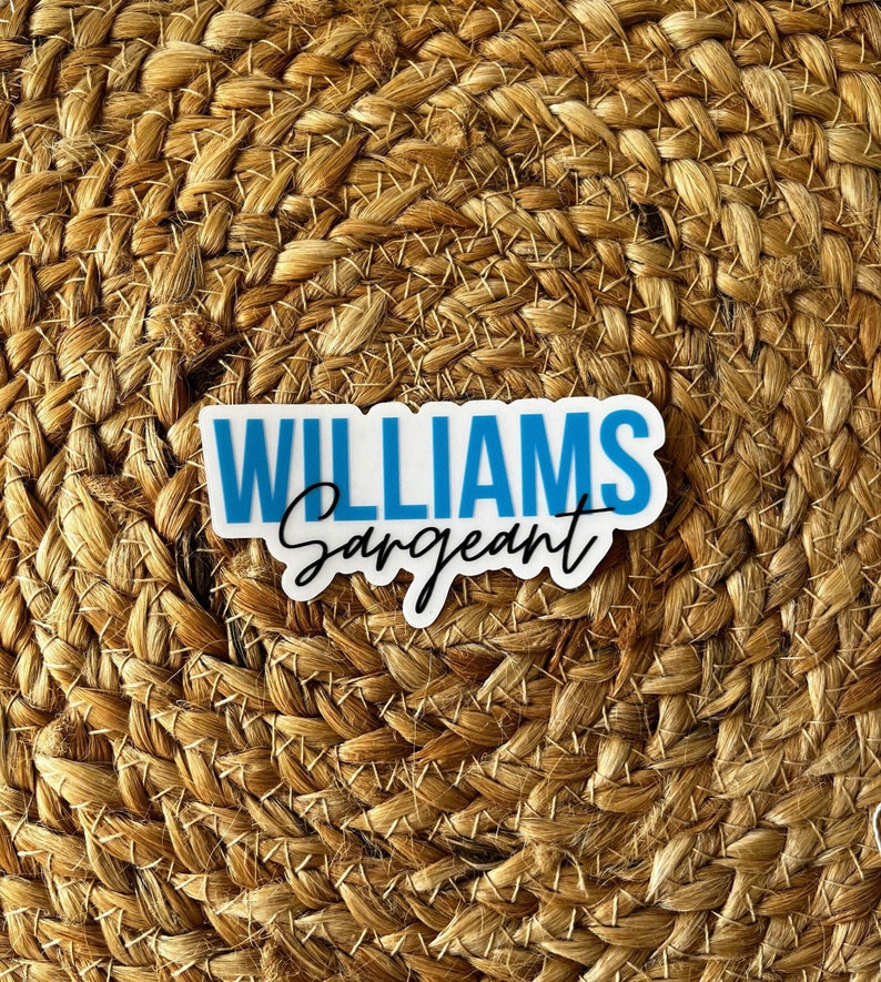 Logan Sargeant | Transparent | F1 Sticker | Williams Racing - Etsy