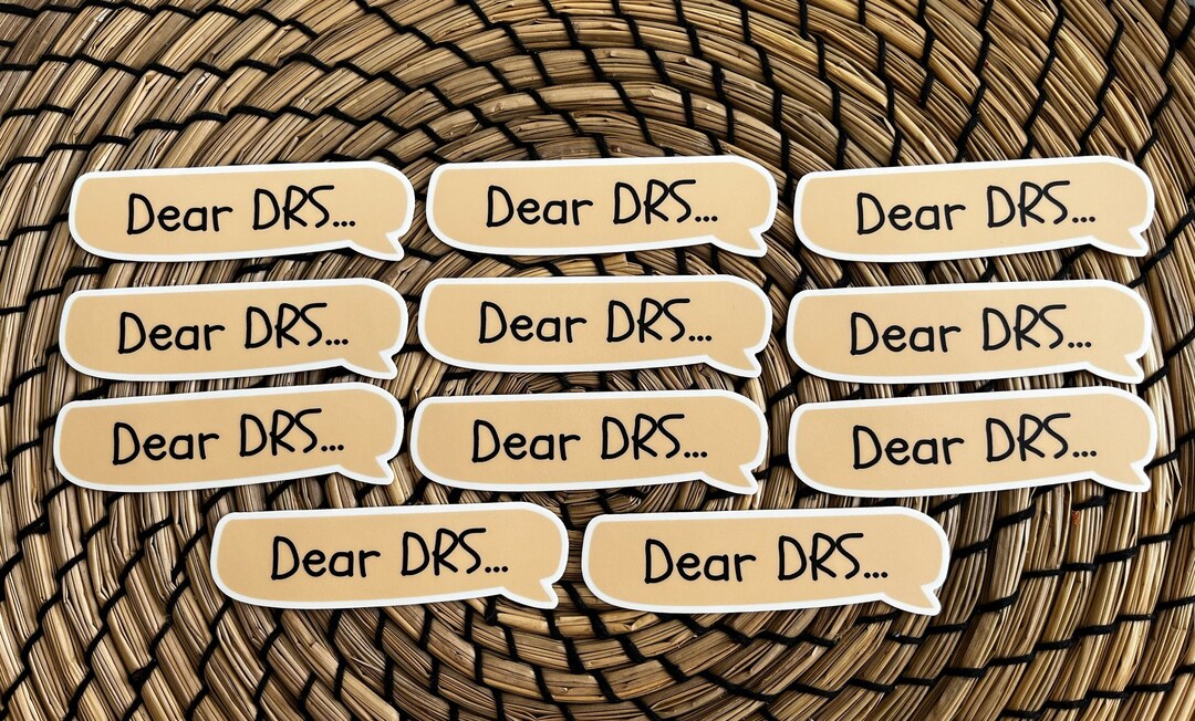 Dear DRS | Mclaren Racing | Oscar Piastri | F1 Sticker - Etsy