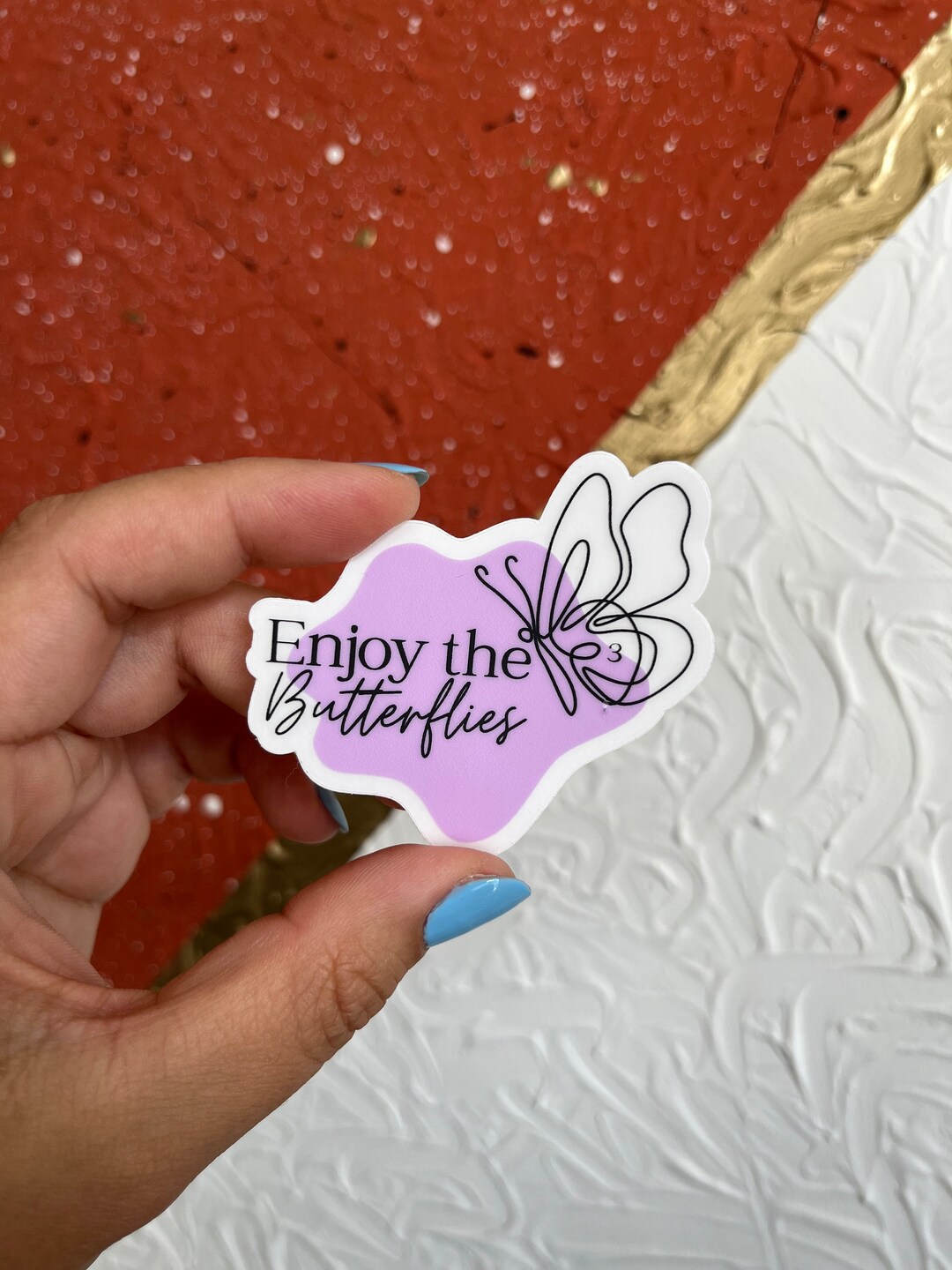 Enjoy the Butterflies | Transparent | Daniel Ricciardo | F1 Sticker - Etsy