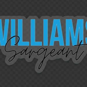 Logan Sargeant | Transparent | F1 Sticker | Williams Racing - Etsy