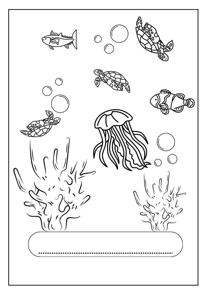 6 Simple Coloring Pages for Kids Toddlers Preschoolers Printable ...