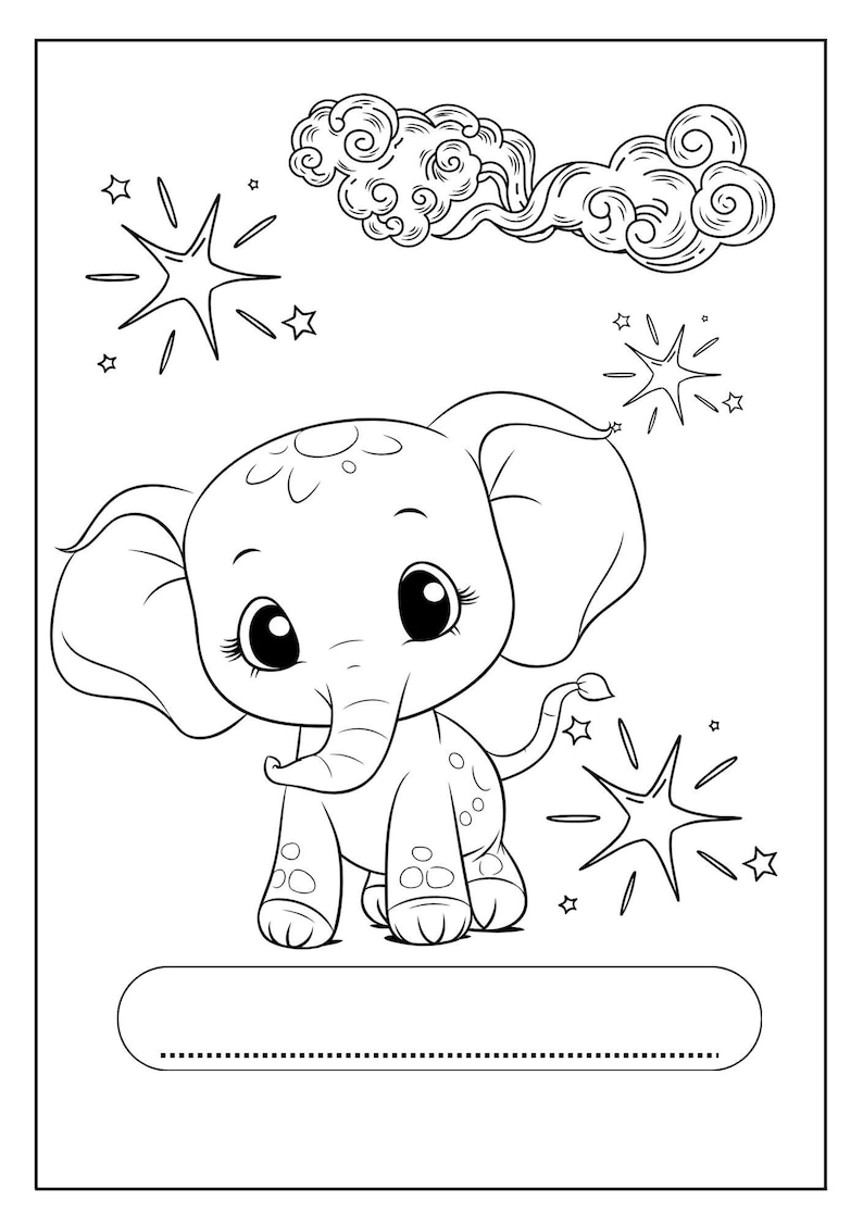 6 Simple Coloring Pages for Kids Toddlers Preschoolers Printable ...