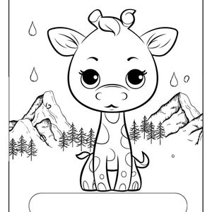 6 Simple Coloring Pages for Kids Toddlers Preschoolers Printable ...