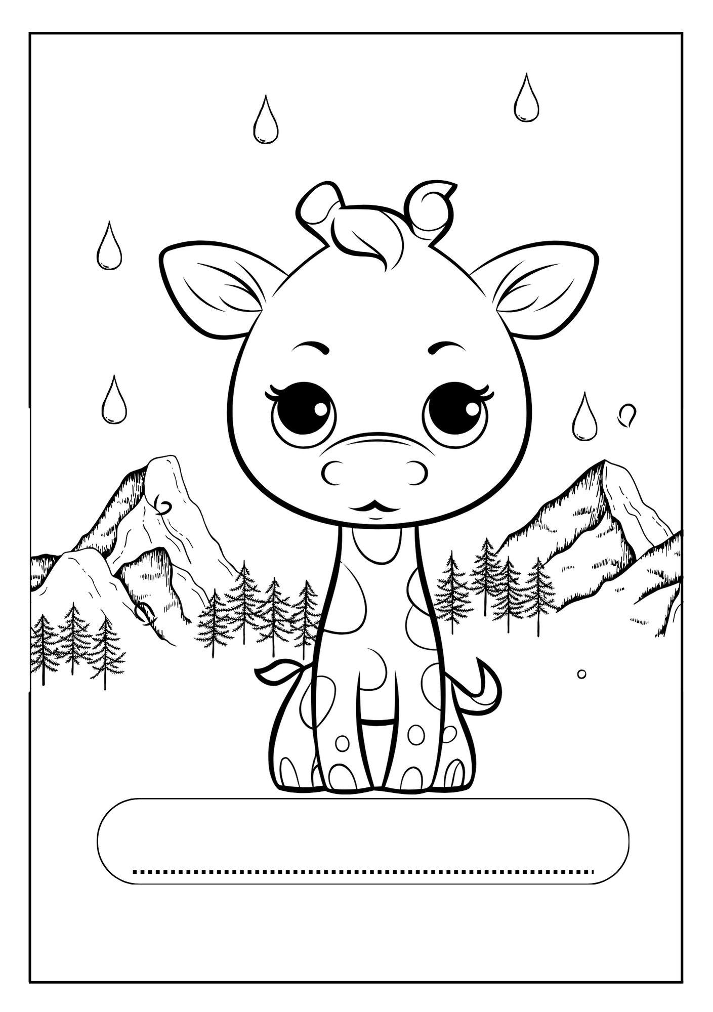 6 Simple Coloring Pages for Kids Toddlers Preschoolers Printable ...