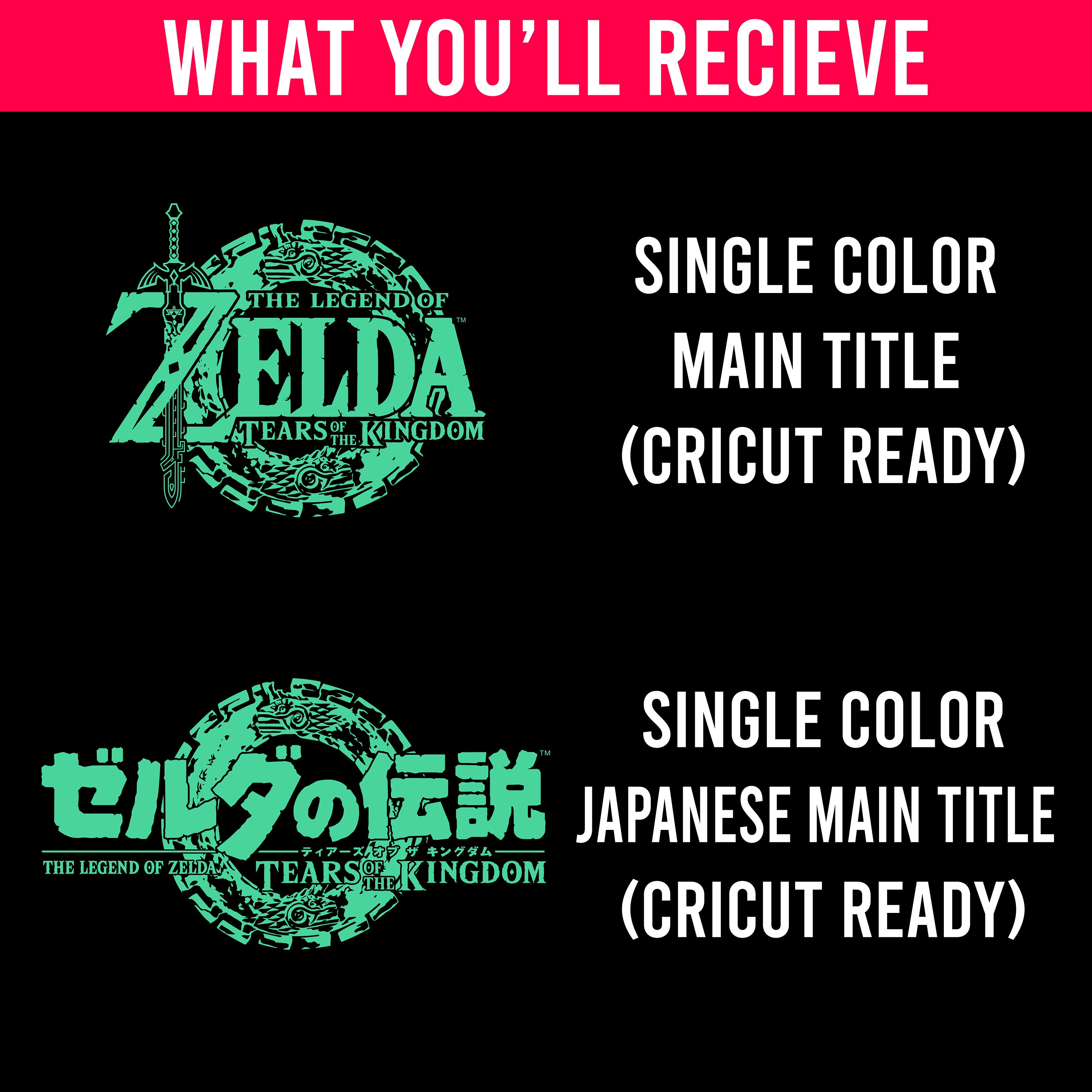 The Legend of Zelda: Tears of the Kingdom SVG Bundle / SVG / Zelda ...