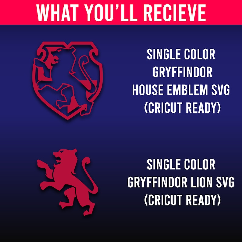 Hogwarts Legacy (gryffindor House Emblem) SVG / Cricut Ready / Vector ...