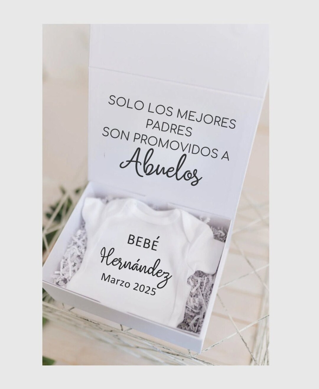 Spanish Pregnancy Announcement Box | Baby Reveal | Anuncio De Embarazo ...