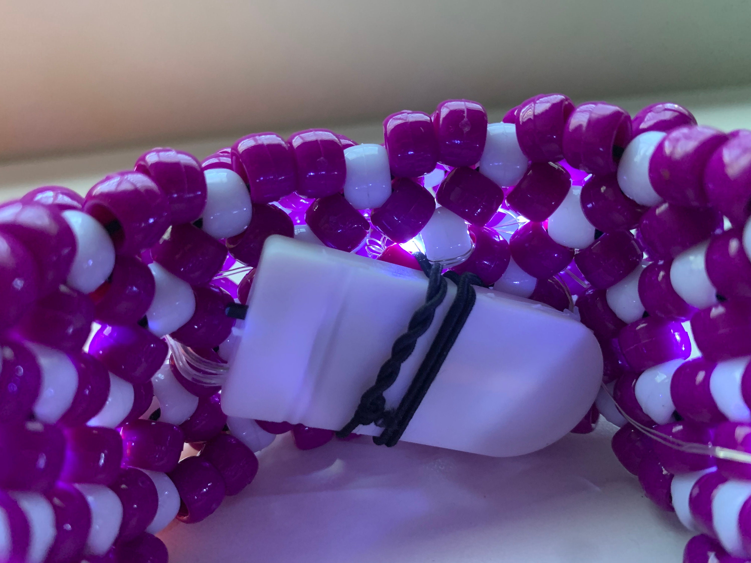 Light up Kandi Cage Cuff - Etsy