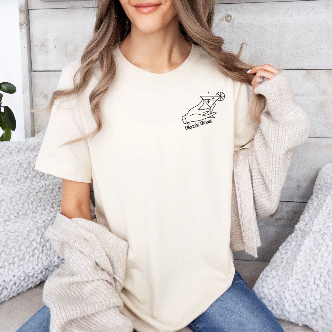 Martini Mood Shirt, Tini Time Shirt, Women's Funny Drinking, Martini ...