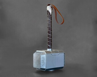 Mini-mjolnir Thor's Hammer Paperweight in Aluminum/brass/stainless ...