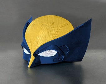 3D Printed Wolverine Mask Full Size Cosplay Costume Accessory for Comic ...