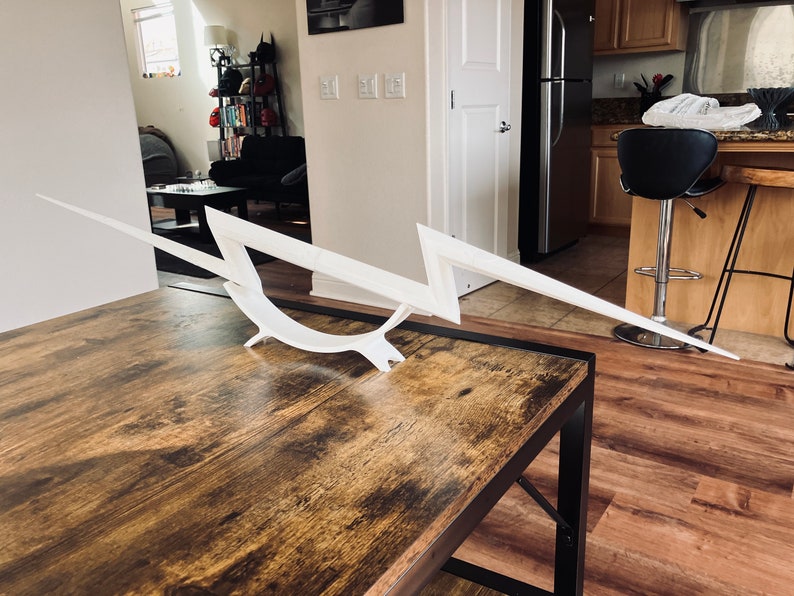 Zeus Thunderbolt 3D Print - Etsy