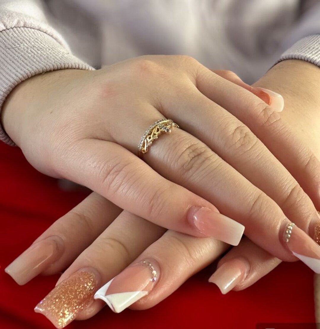 Quinceañera-sweet 16 Princess Ring in REAL 18-karat Gold - Etsy