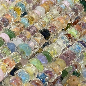 5/10/20pcs ⊹ Lampwork Glass Beads Handmade Unique Magical Vibrant ...