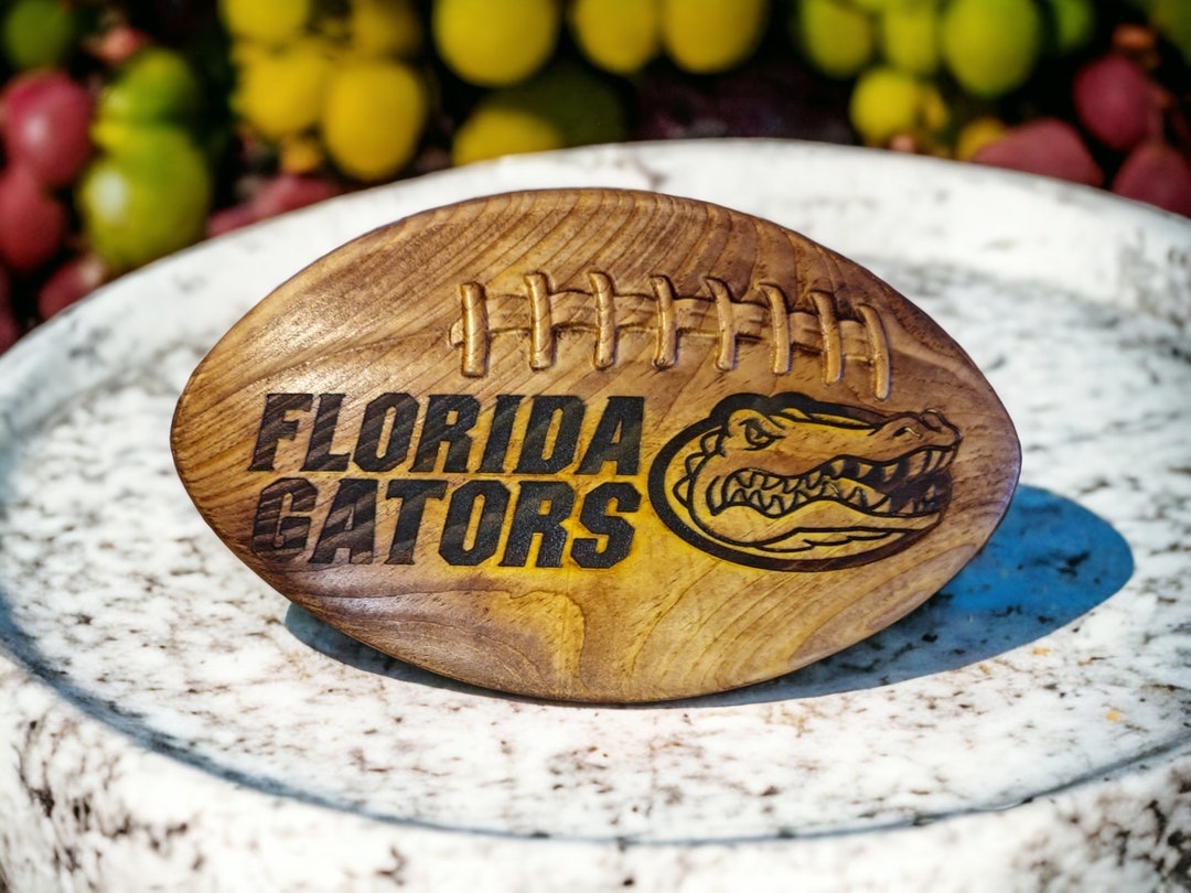 Florida Gators Hand Crafted Football Plaque - Etsy